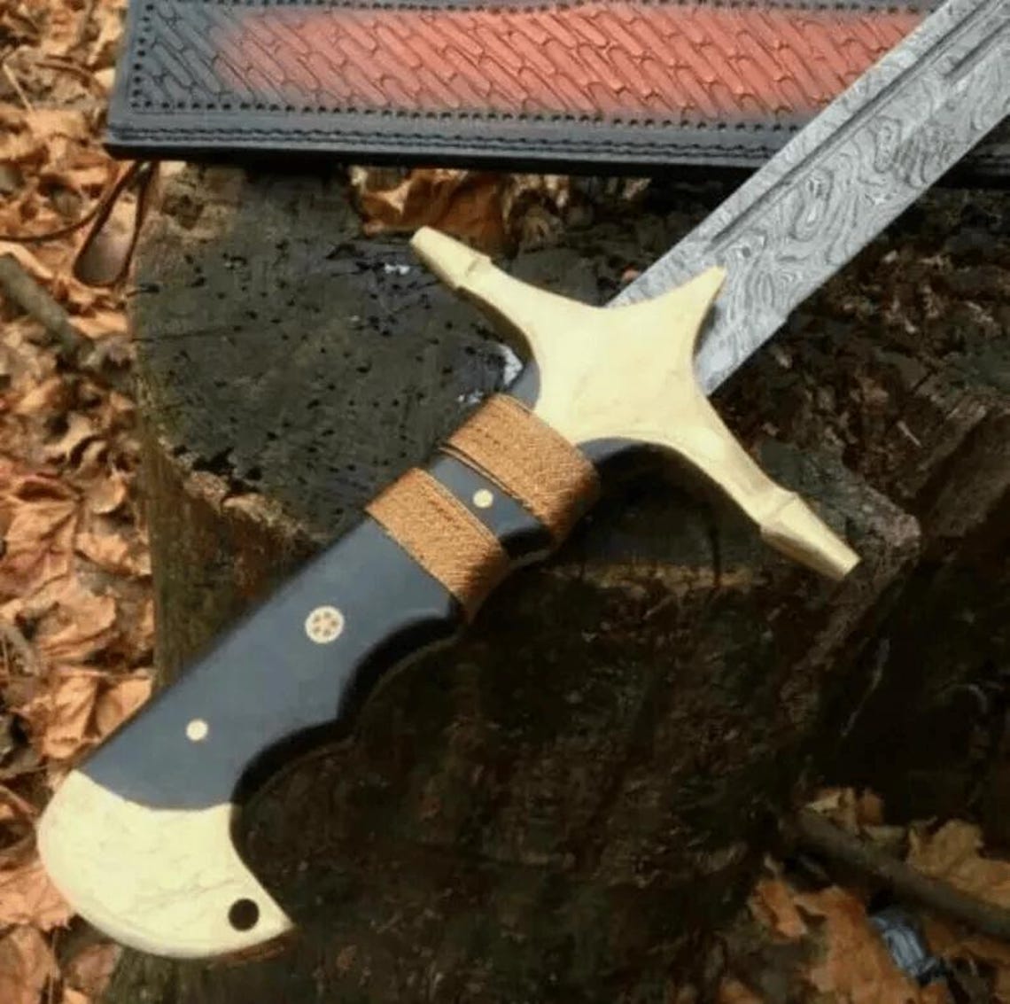 Hand-forged Islamic Scimitar: High Carbon Steel Ottoman Sword - Etsy