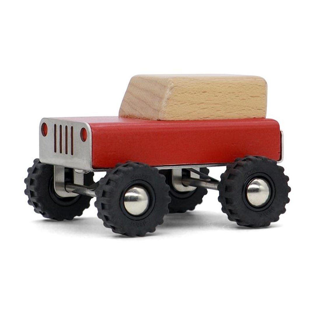 Handmade Wooden Toy Car – Tex 1987 Wrangler, Vintage Inspired Off-road ...