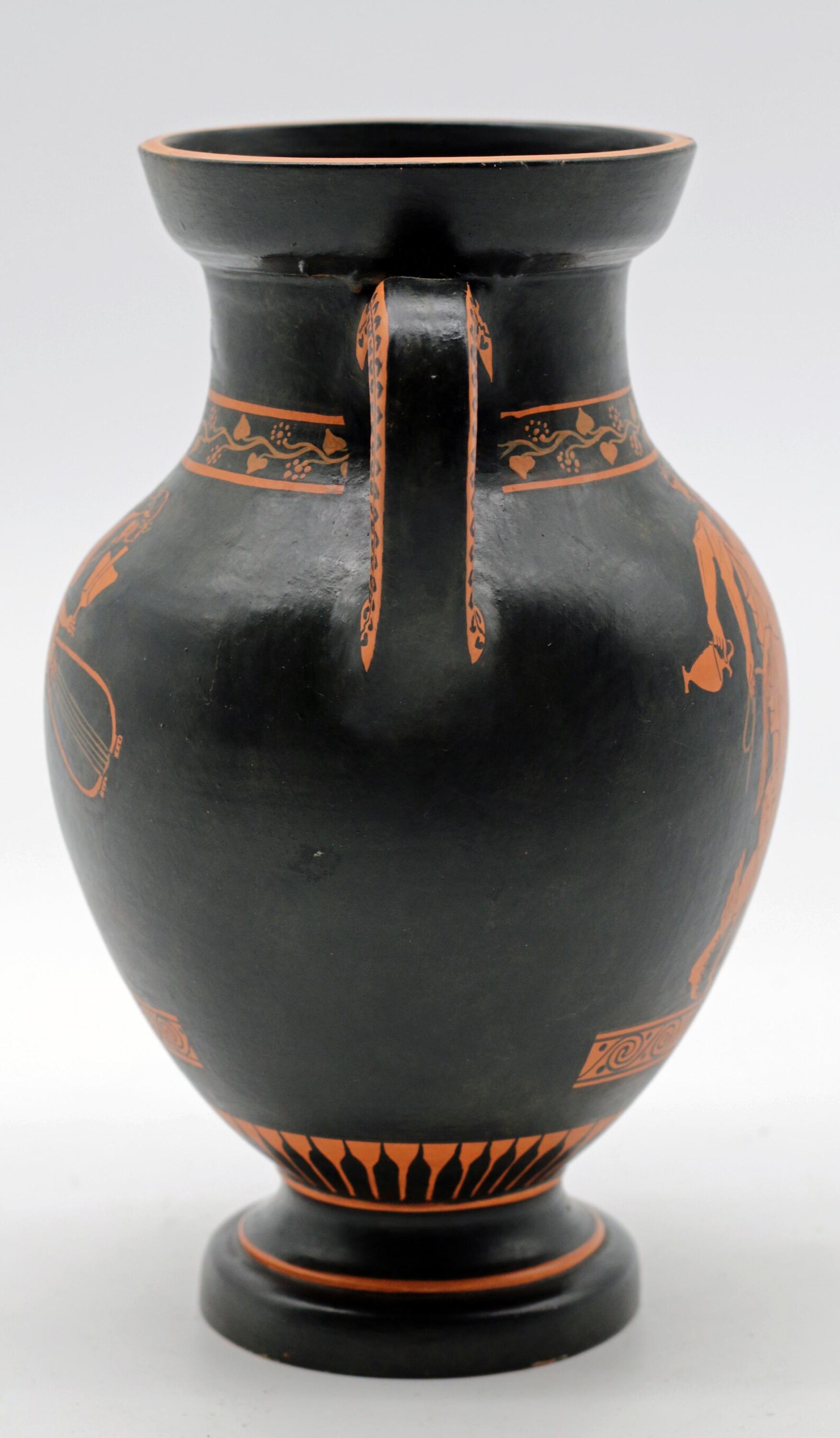 Vintage Greek Red Figure Amphora Museum Replica - Etsy