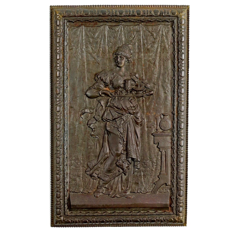 Cast Iron Fireback - Etsy