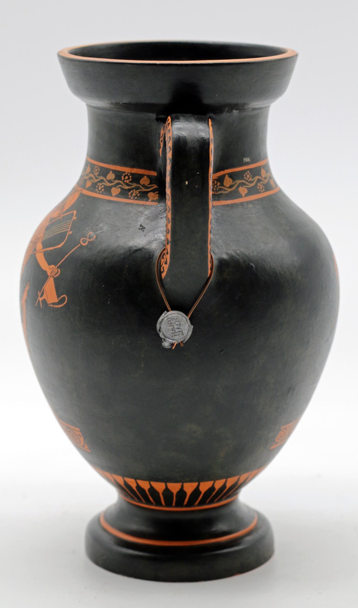 Vintage Greek Red Figure Amphora Museum Replica - Etsy