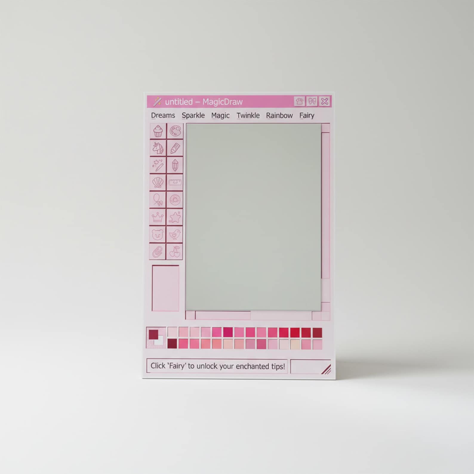 Pink Paint Mirror, Retro Paint Inspired Mirror, Pink Mirror, Handmade ...