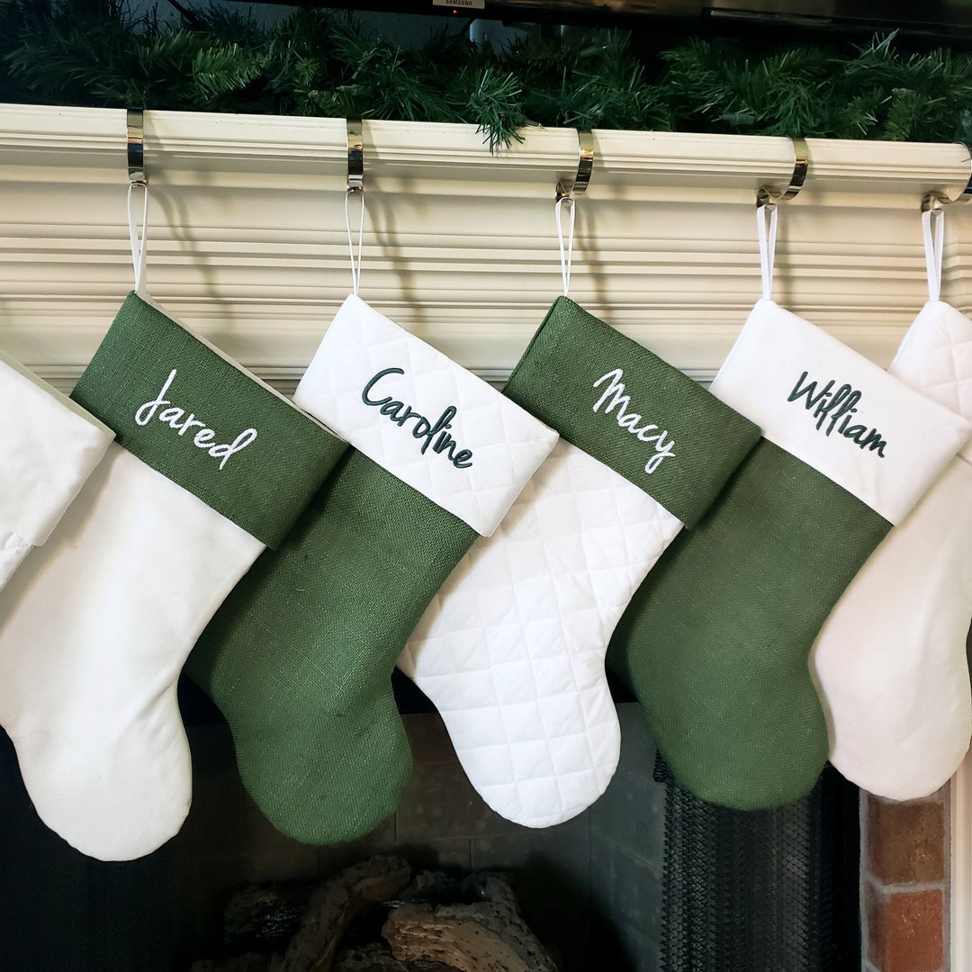 Christmas Stocking. Personalized Christmas Stocking. Hunter Forest ...