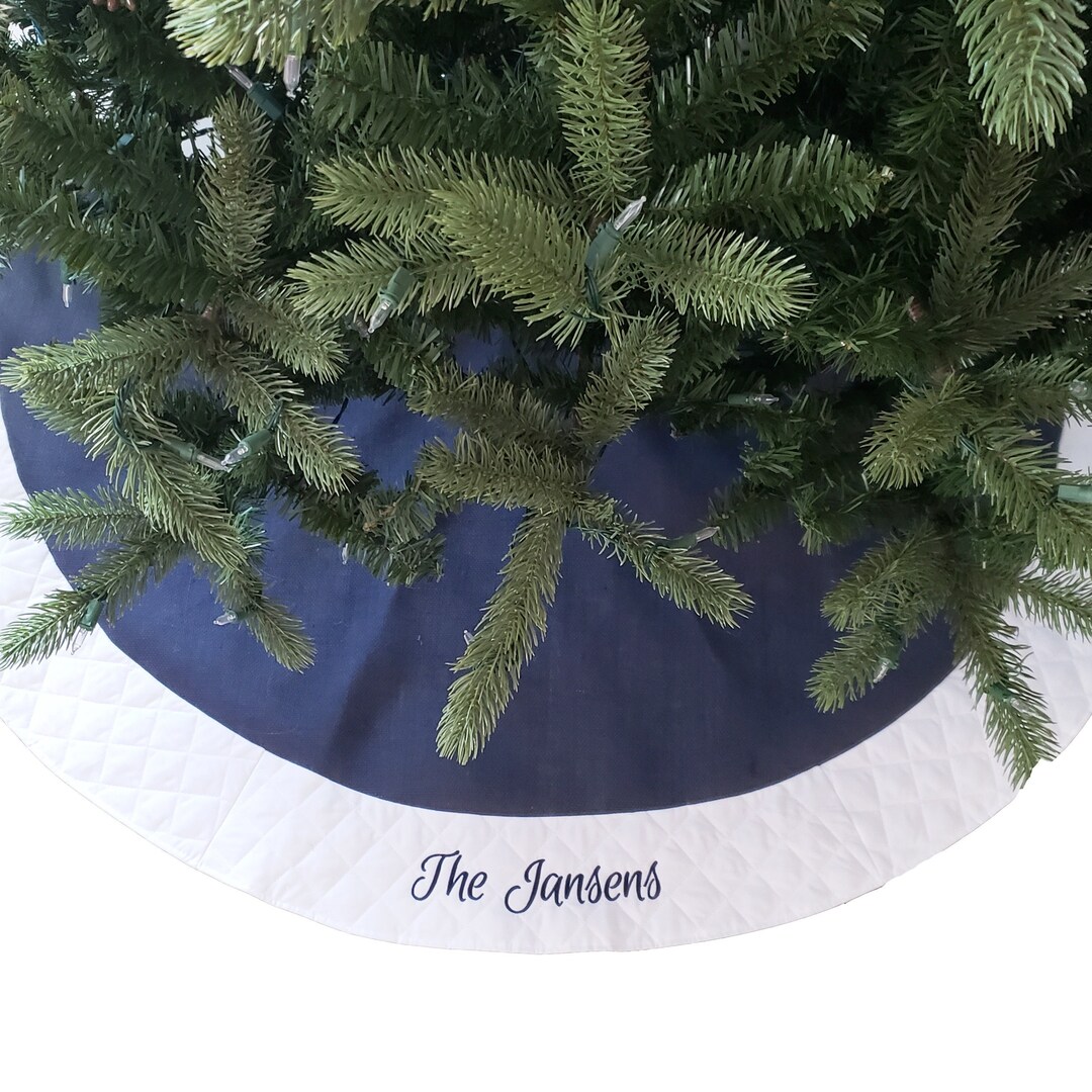 Personalized Christmas Tree Skirt. 54