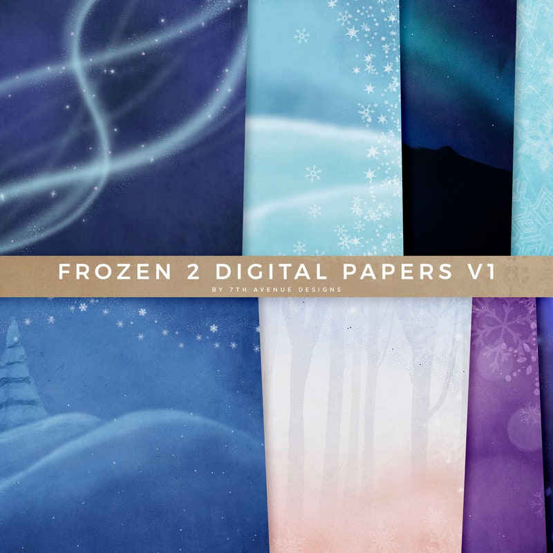 Frozen Background - Etsy