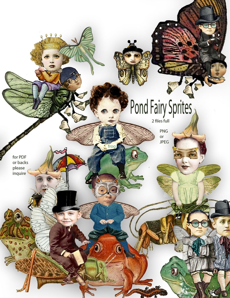 Digital Download Fairies and Water Sprites Printable Download - Etsy