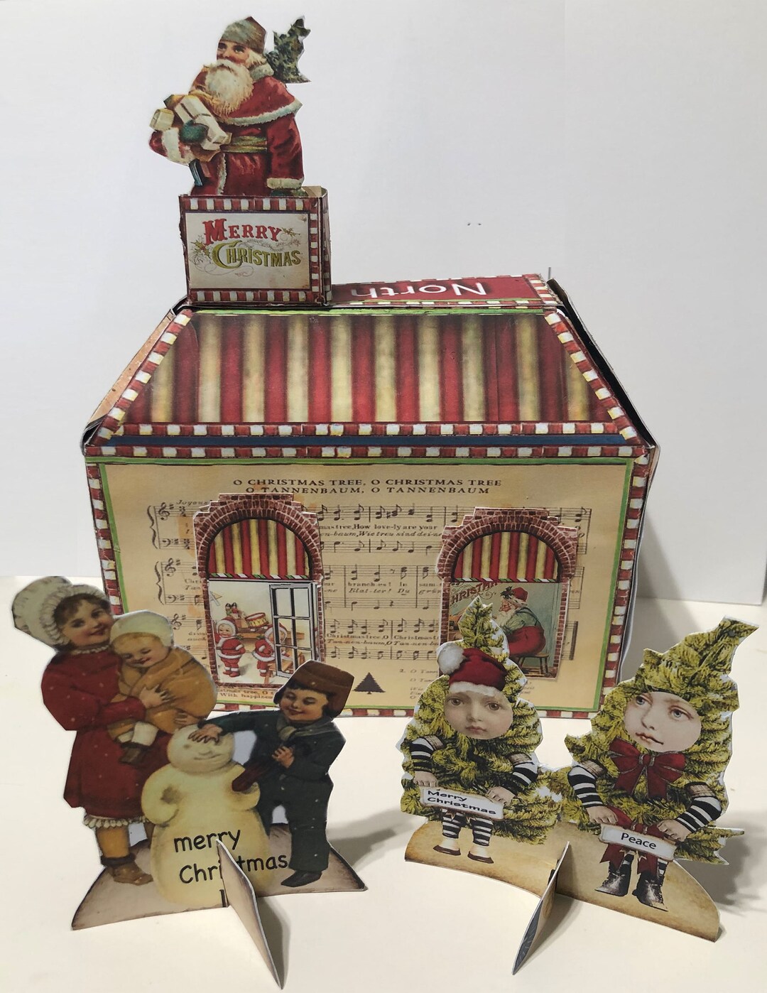 Printable Large Gingerbread House With Chimney and Printable Windows ...