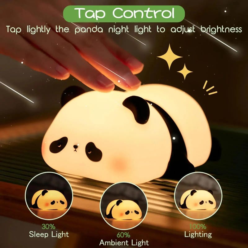 Panda Silicone Light - Etsy