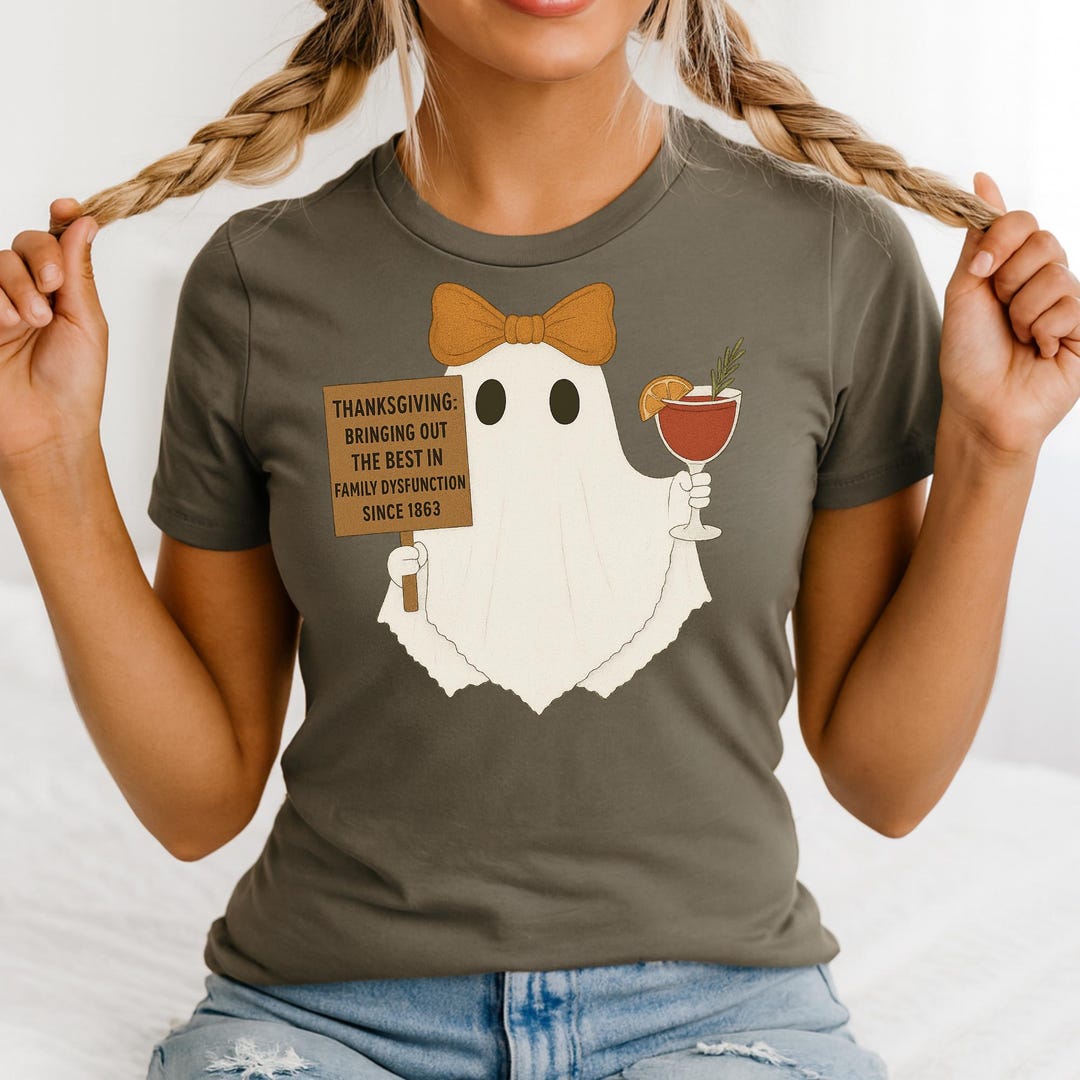 Thanksgiving Coquette Ghost PNG, Instant Digital Download, Funny ...