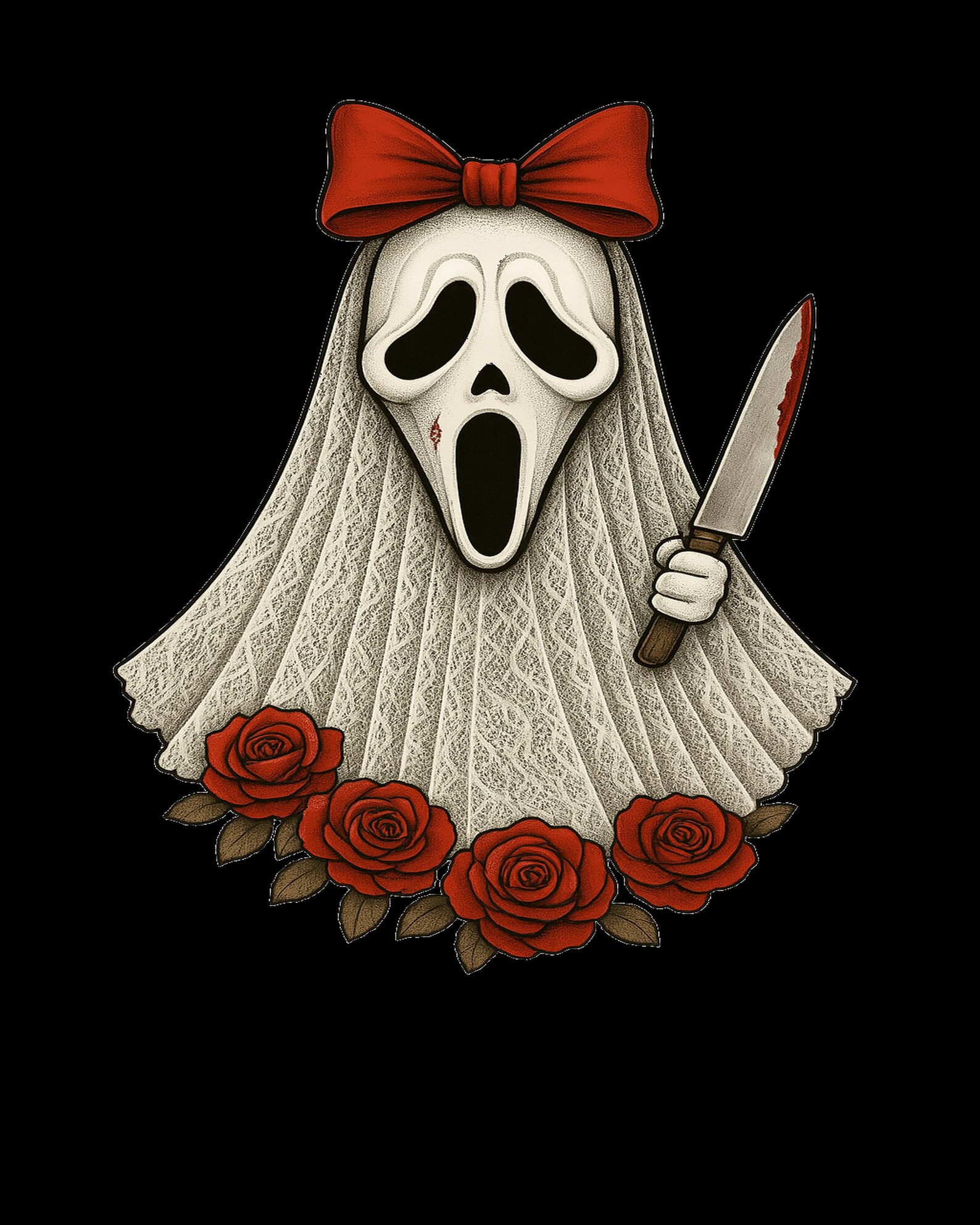 Halloween Ghost PNG, Horror Movie Png, Girly Ghost Png, Spooky Coquette ...