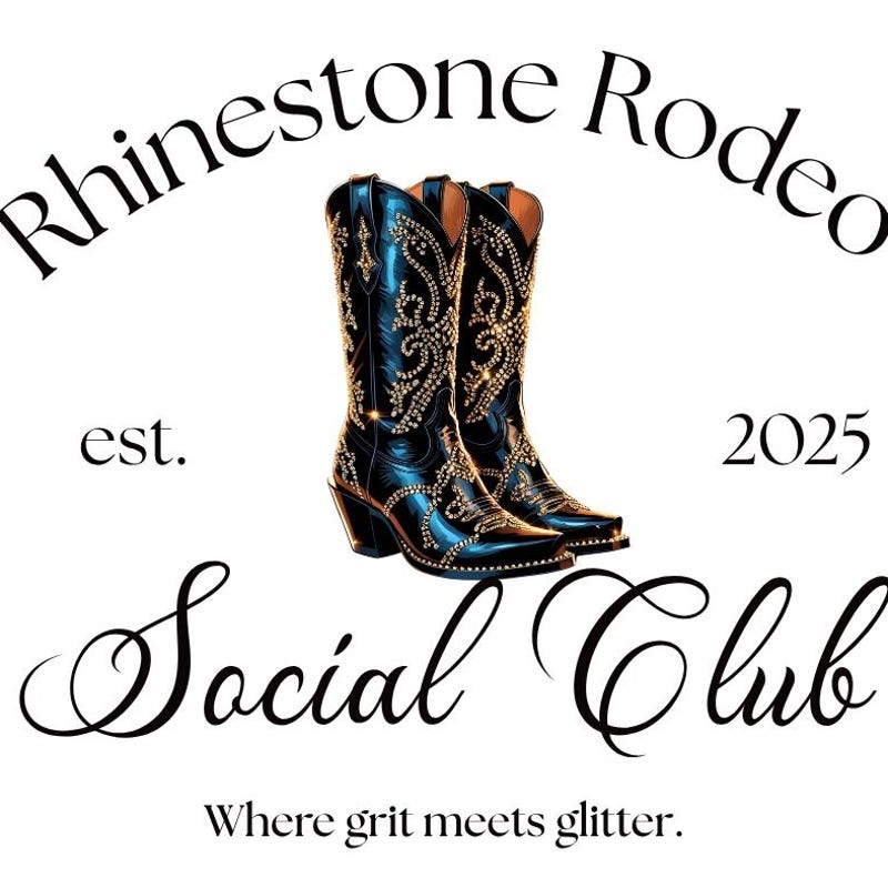 Rhinestone Rodeo Dtf - Etsy
