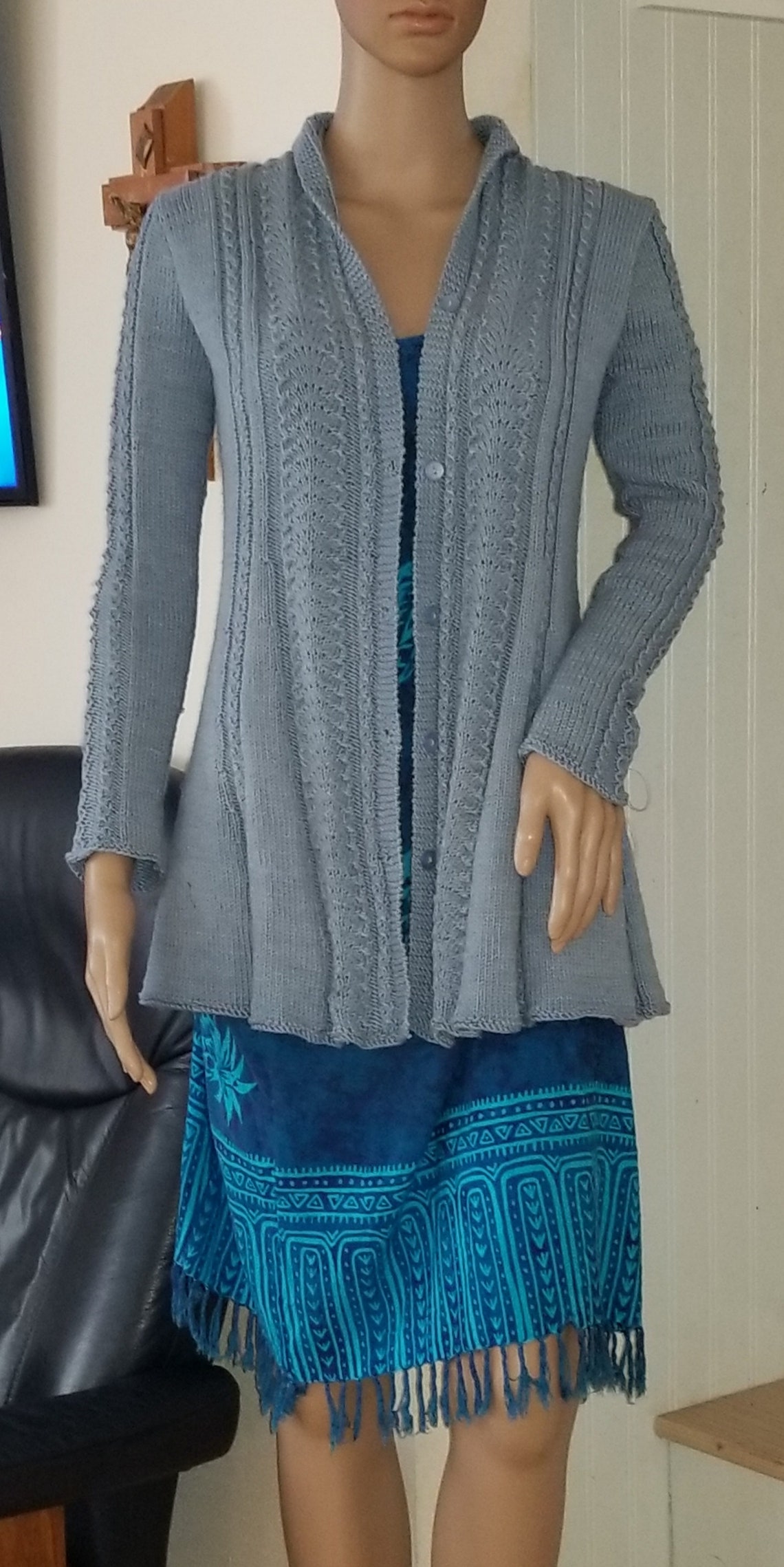 Garnstudio Photo Pattern / Hand Knitted Cardigan Sweater - Etsy