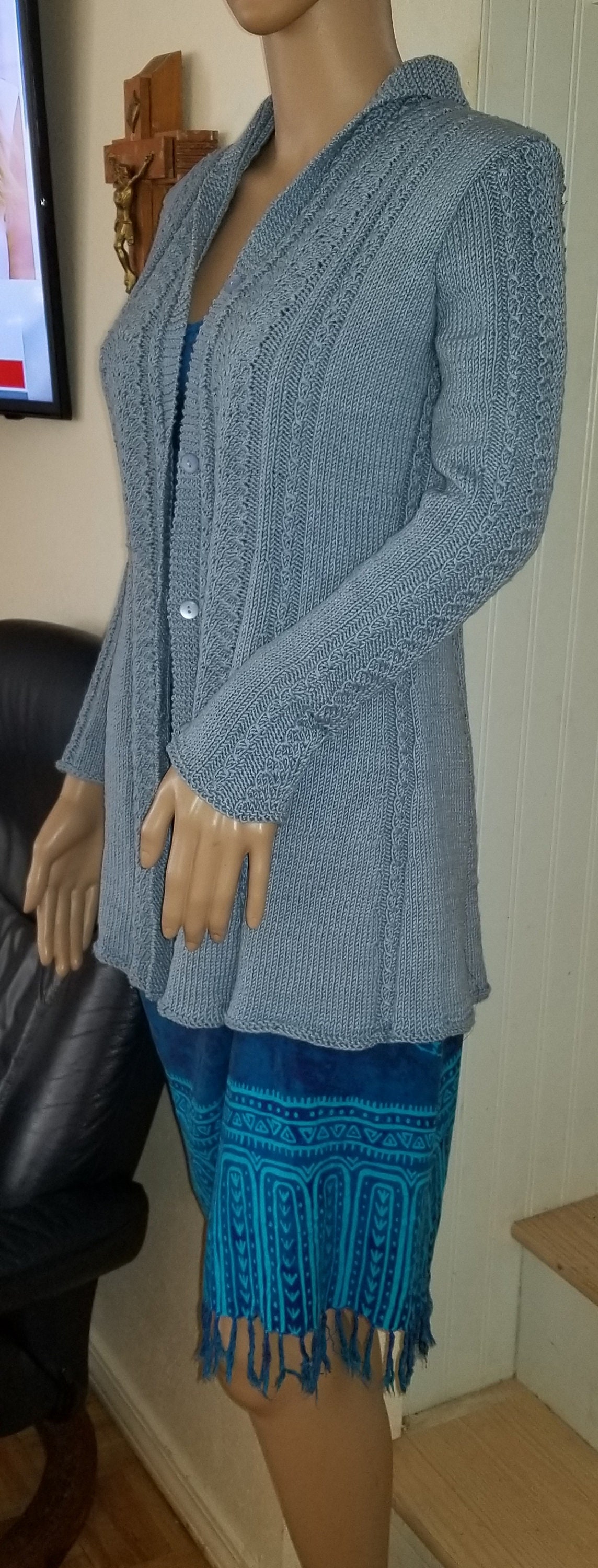Garnstudio Photo Pattern / Hand Knitted Cardigan Sweater - Etsy
