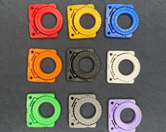 Fidget Clicking Wheel Fidget, 3D Printed, Fidget Wheel, Fidget Clicker ...