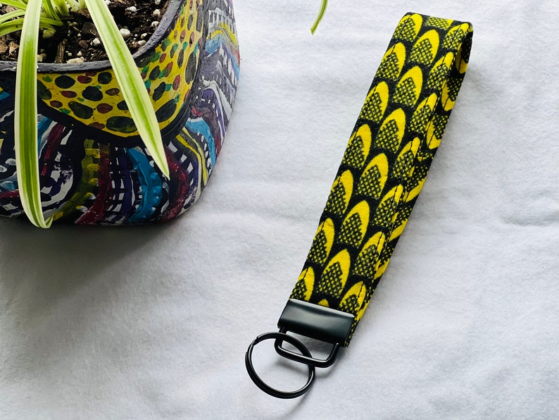Ankara Wristlet Keychain African Print Wristlet Key Fob - Etsy