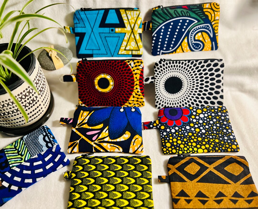African Coin Purse| Ankara Coin Purse| Ankara Mini Pouch| Assorted Wax ...