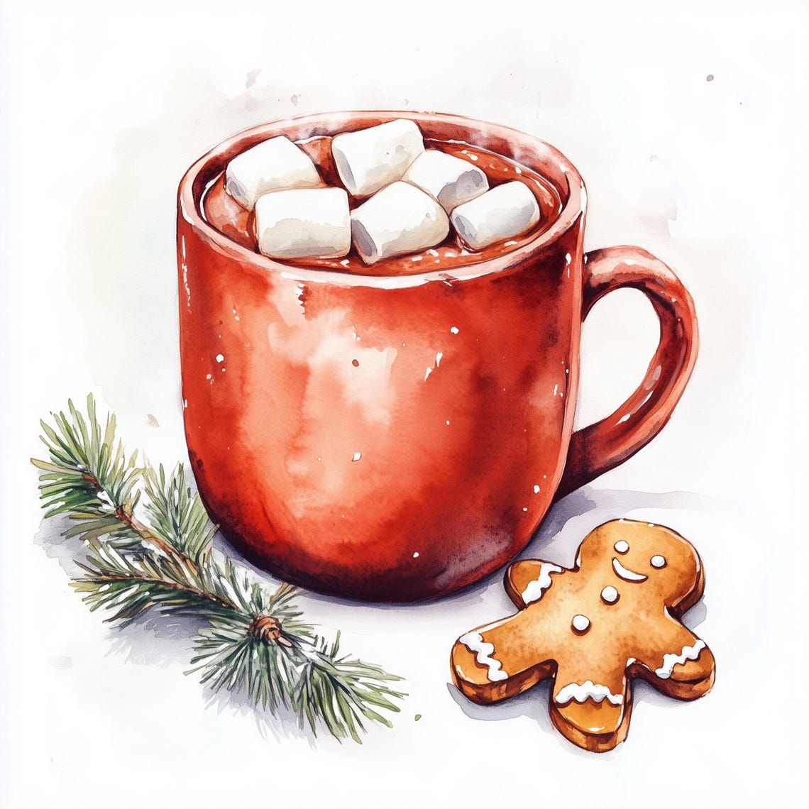 12 Hot Chocolate Mug Clipart | Cozy Winter Drink Illustration ...