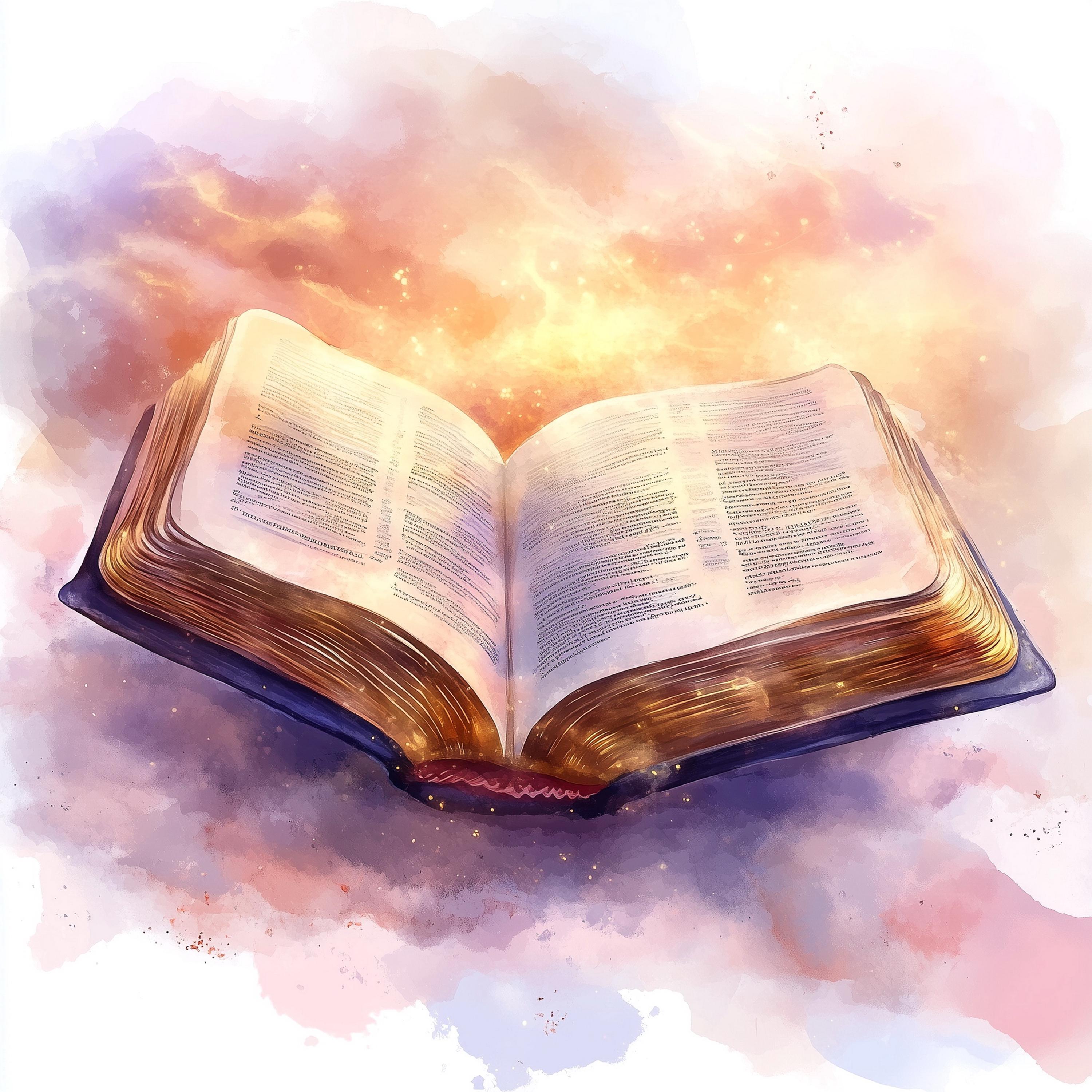 14 Bible Clipart | Holy Book Watercolor Images | Printable Jpgs ...
