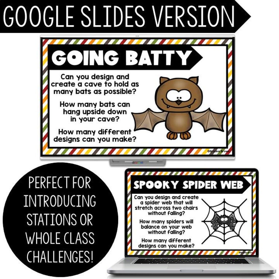 Fall STEM Team Building Stations: Halloween Party Activities (printable ...