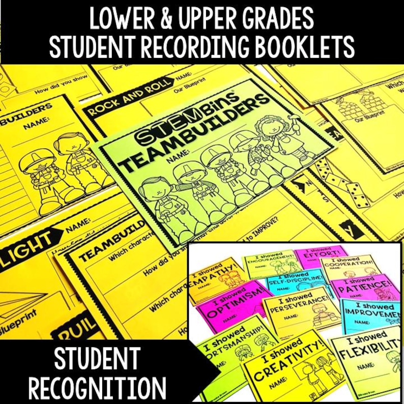 STEM Bins® Team Building Back to School STEM Activities for the First ...