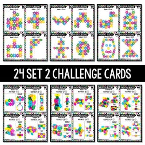 STEM Challenge Cards: Hashtag Blocks Speed Builds (digital Download) - Etsy