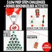 Christmas STEM Challenges & Activities, Christmas Winter Holiday Snow ...