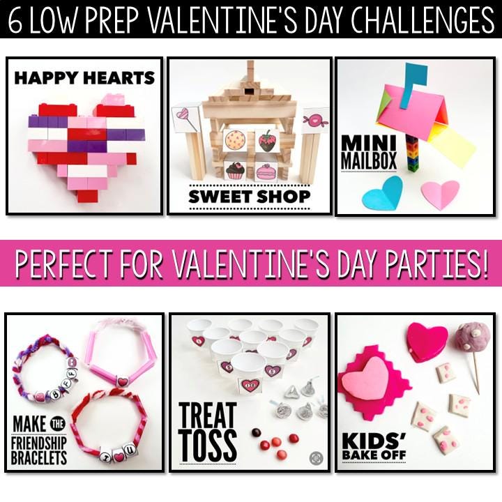 Valentine's Day STEM Bins® Team Building STEM Activities - Party ...