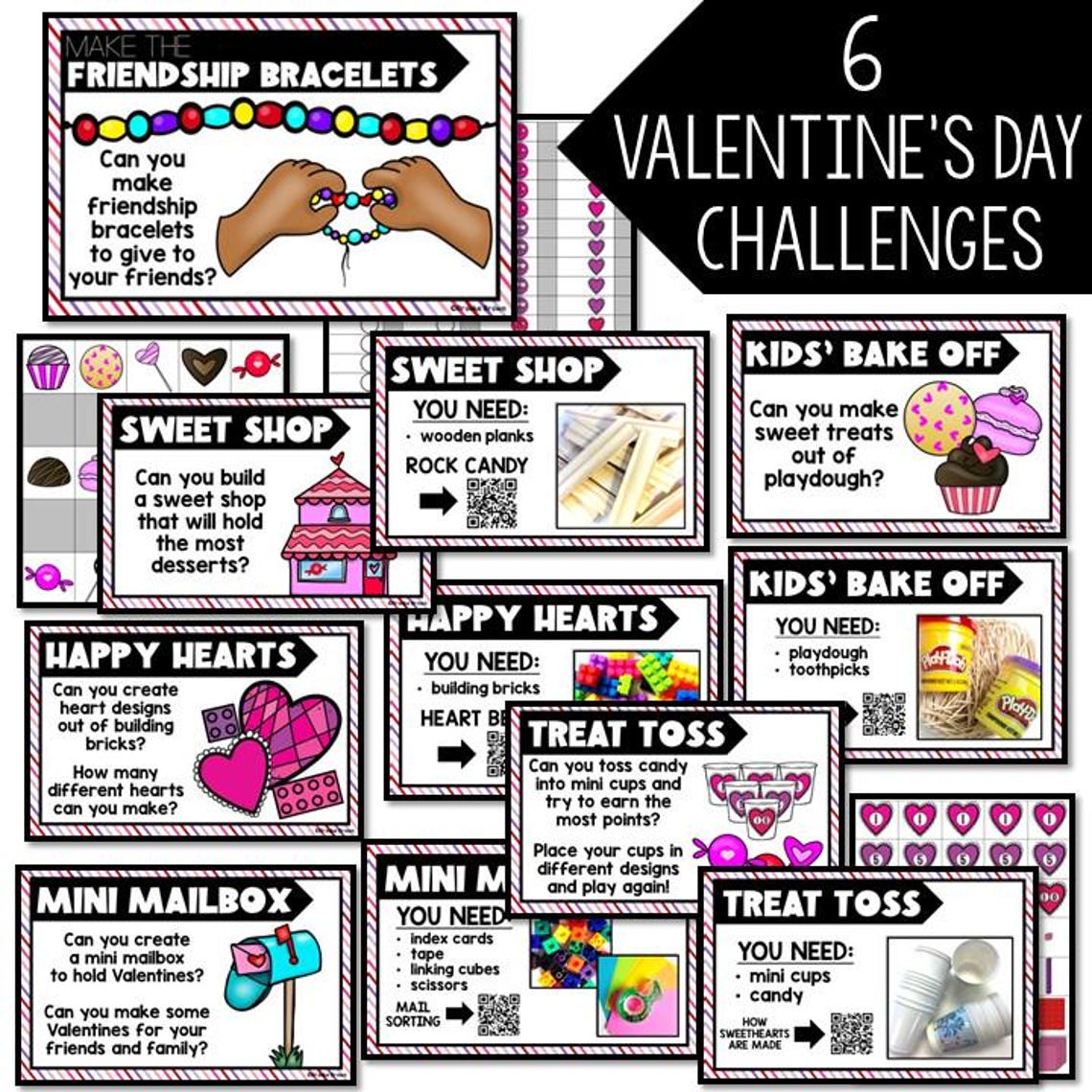 Valentine's Day STEM Bins® Team Building STEM Activities - Party ...