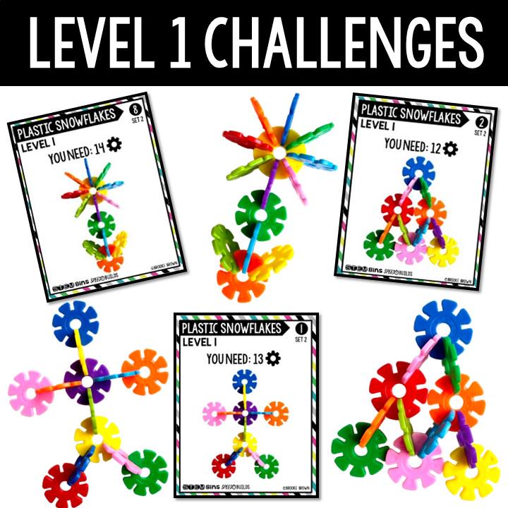 Brain Flakes STEM Challenge Cards: Plastic Snowflakes Puzzle (digital ...