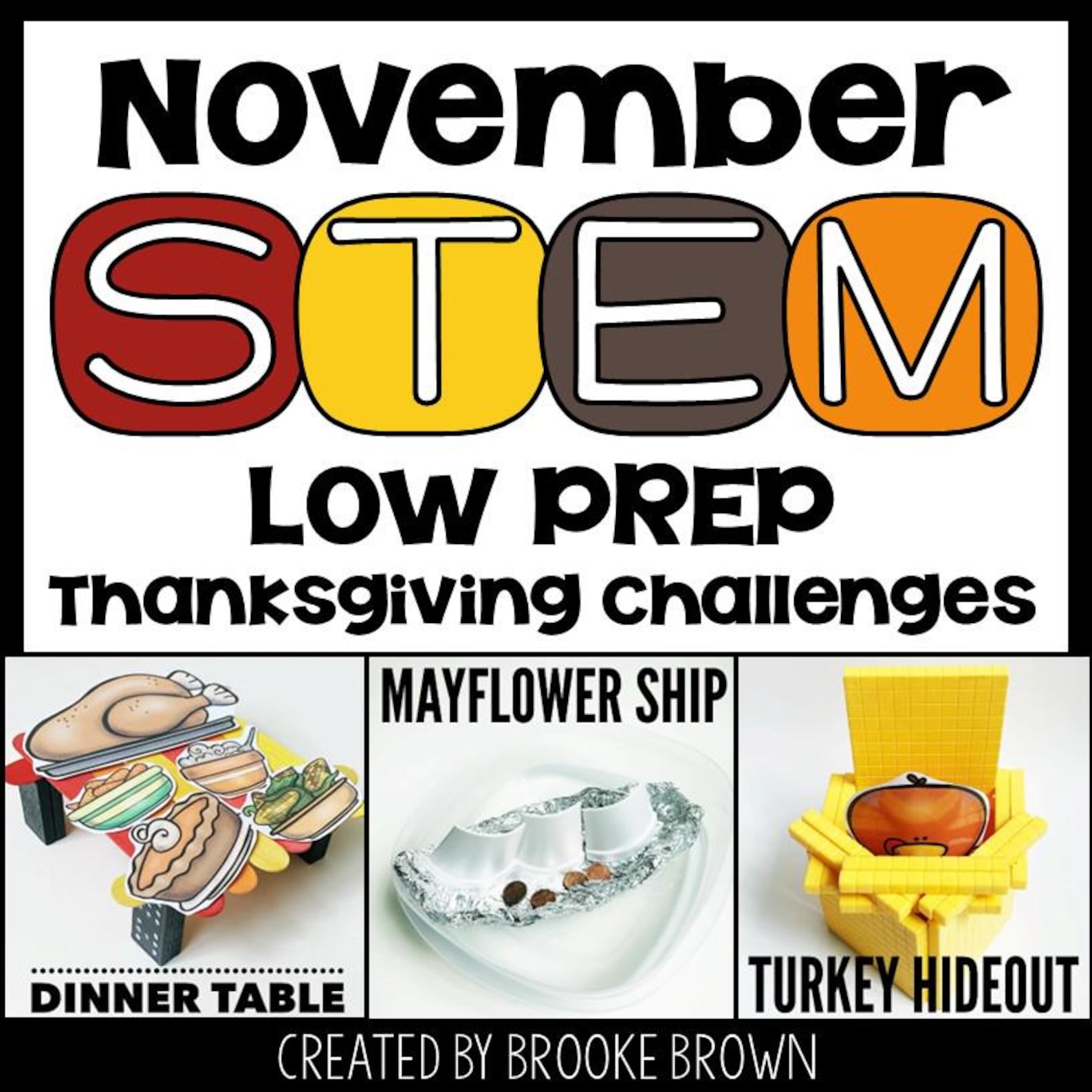 Thanksgiving STEM Challenges & Activities: November Dinner Table ...