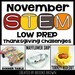 Thanksgiving STEM Challenges & Activities: November Dinner Table ...