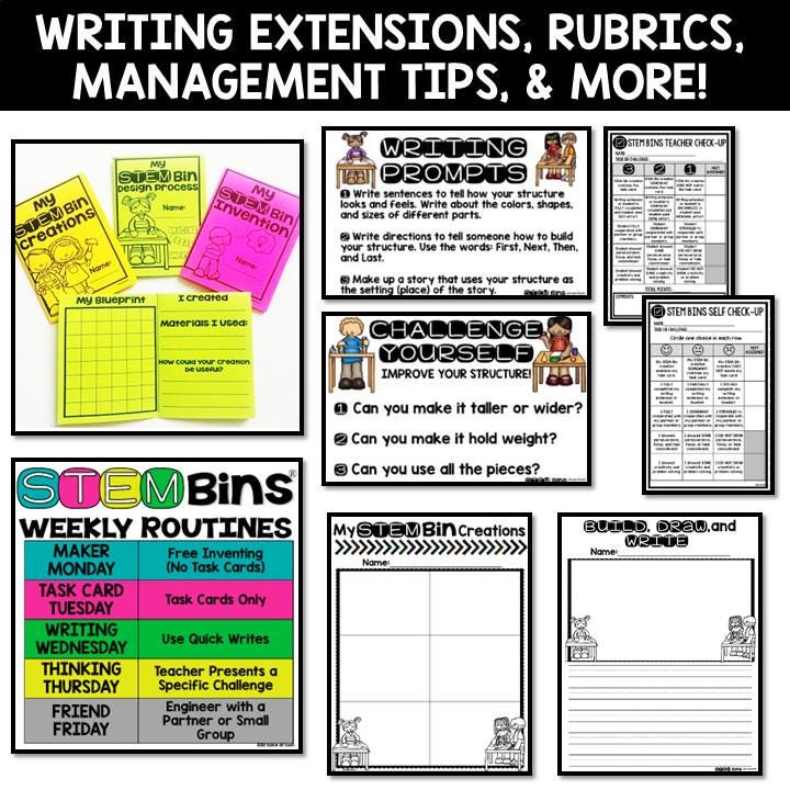 STEM Bins® and STEAM Bins® - Printable STEM Activities for Morning Work ...
