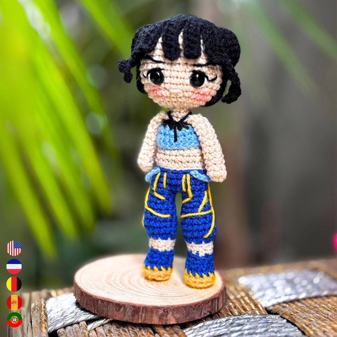 Amigurumi Pattern KPOP Demon Hunters Chibi Zoey Doll Crochet PDF ...