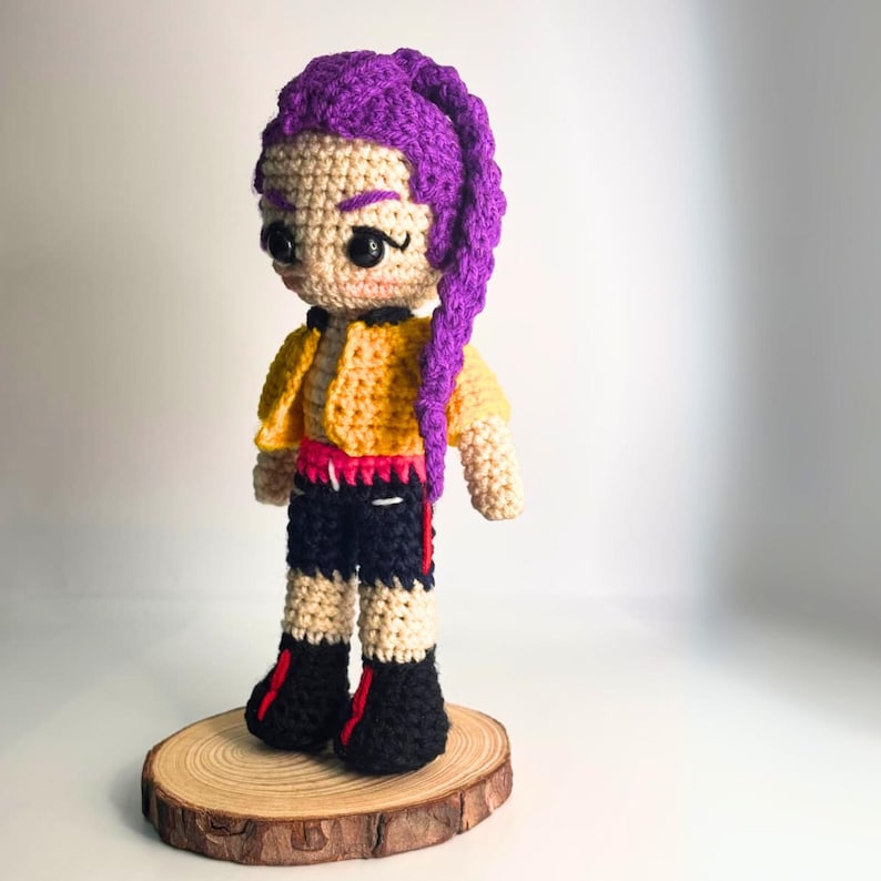 Kpop Demon Hunters Crochet Pattern, Argumani Crochet Patterns, Rumi ...