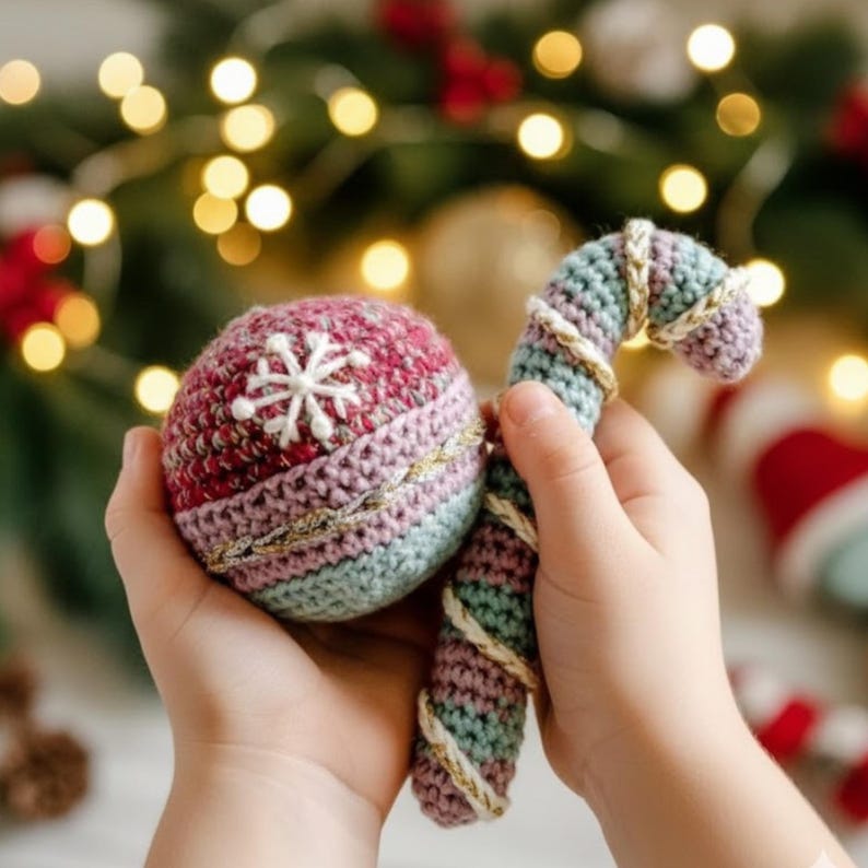 Amigurumi Christmas Ball Crochet Pattern, Festive Ornaments (PDF) - Etsy