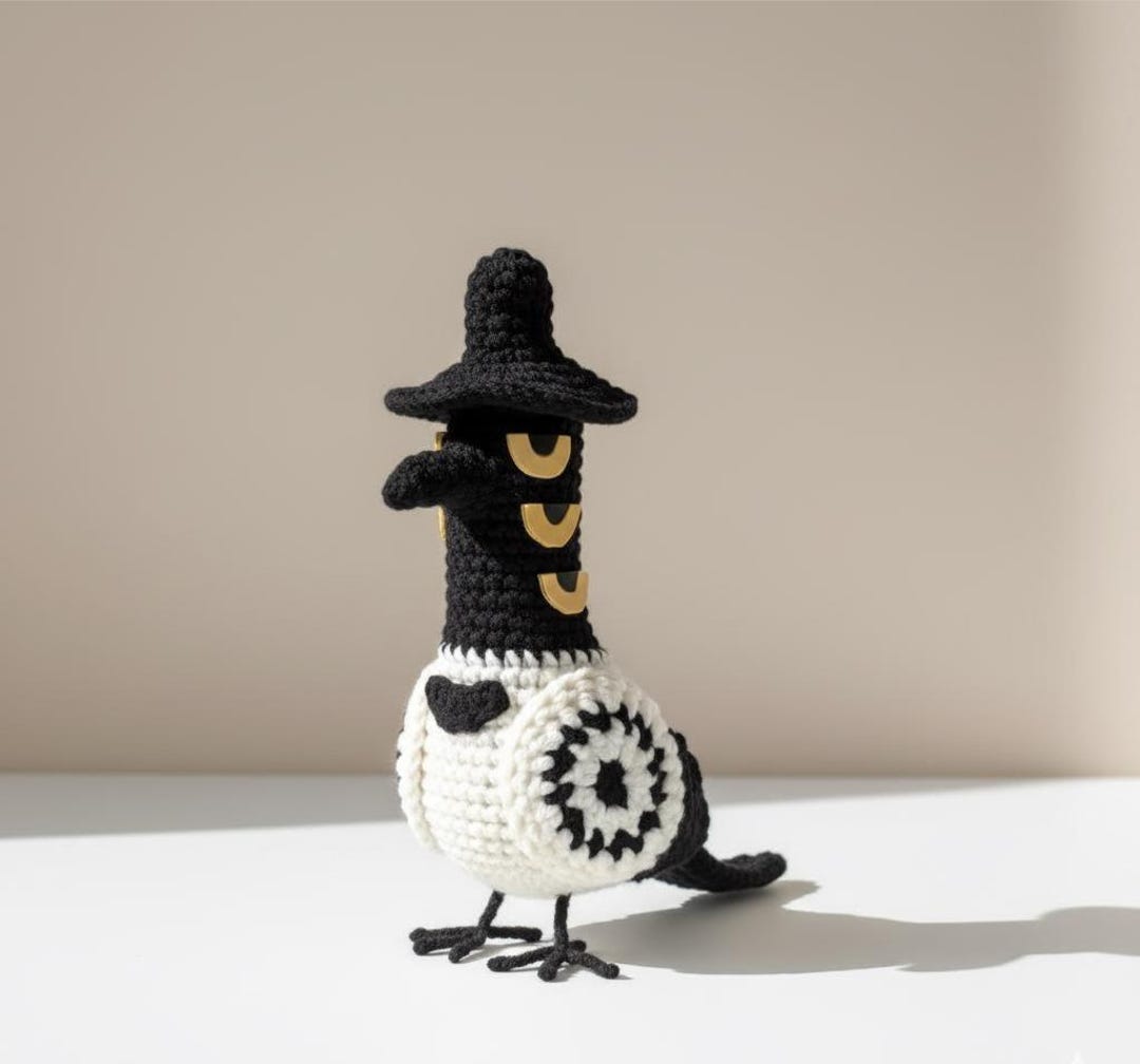 Magpie Crochet Pattern, Kpop Inspired Amigurumi Toy (PDF Pattern) - Etsy UK