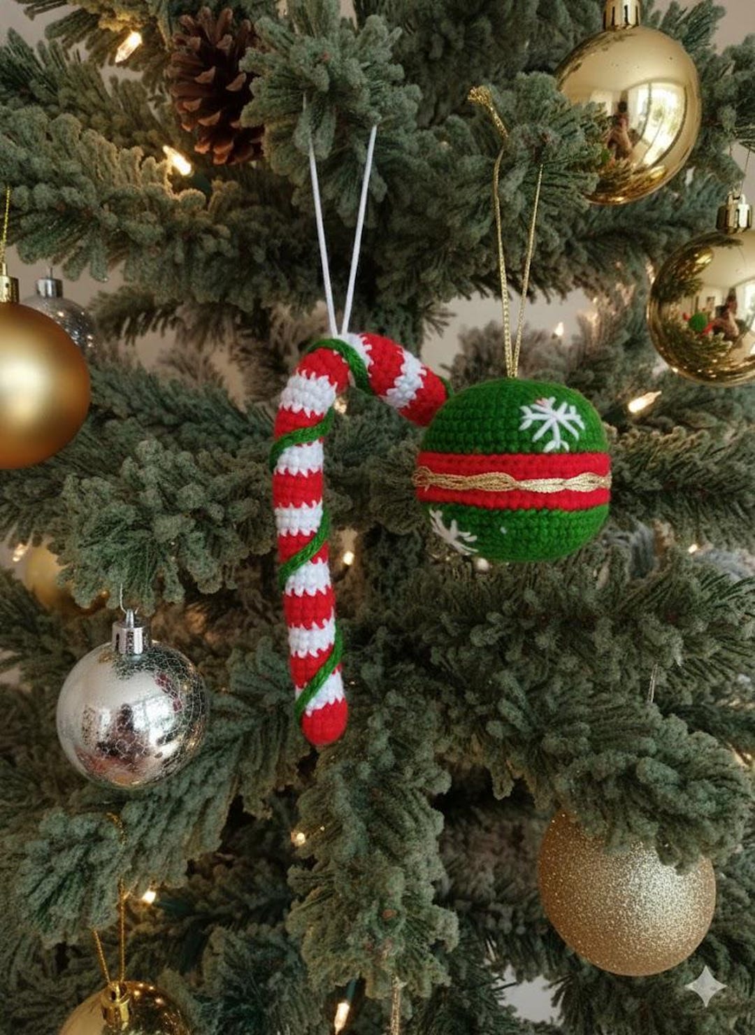 Amigurumi Christmas Ball Crochet Pattern, Festive Ornaments (PDF) - Etsy