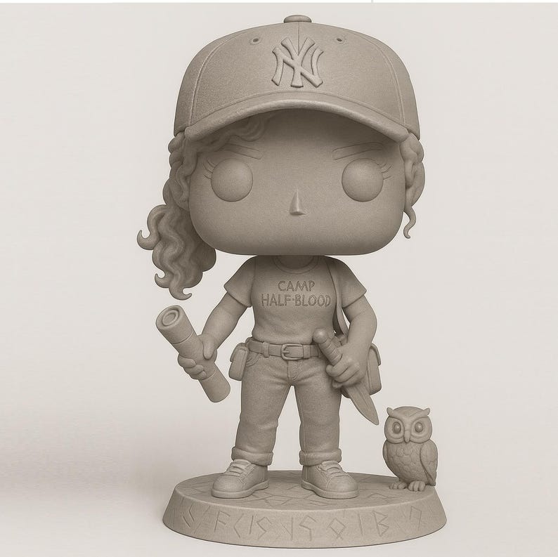 Annabeth Chase – Percy Jackson Chibi Style | Unpainted 12K Resin Fanart ...