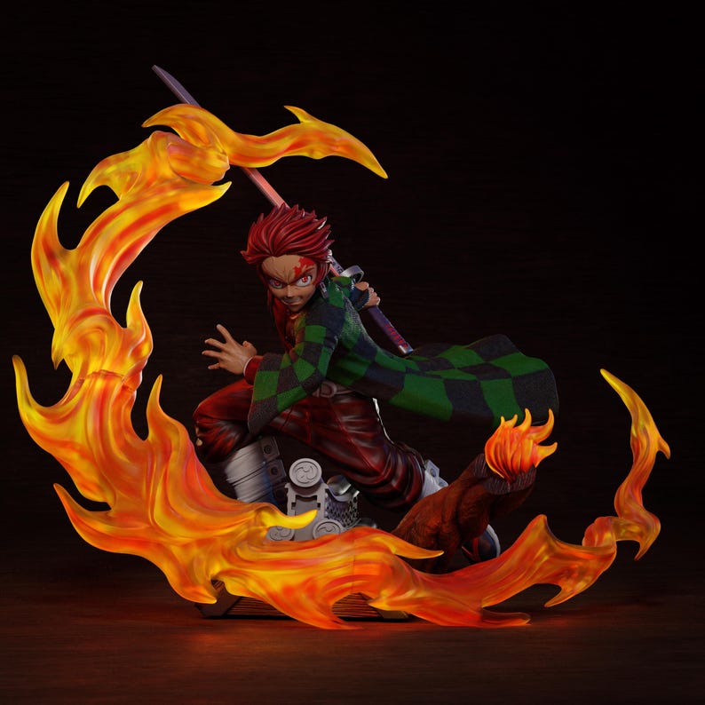 Tanjiro Kamado – Demon Hunter / Kimetsu No Yaiba | FANART FIGURINE in ...