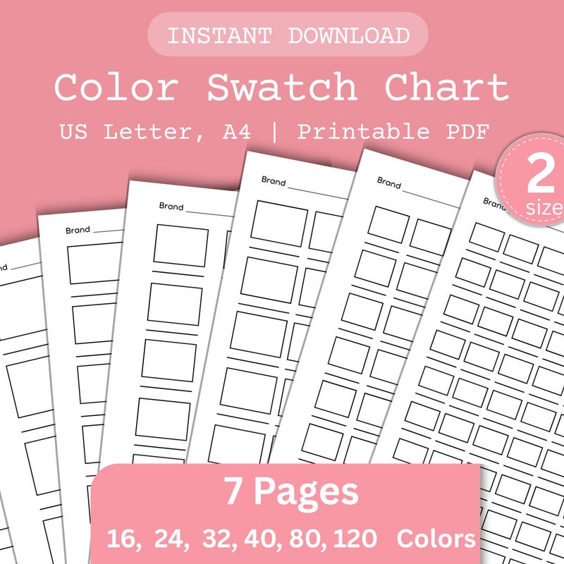 Paint Color Charts - Etsy