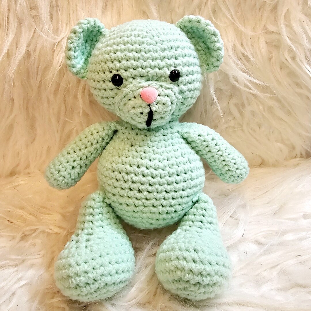 Light Green Teddy Bear Etsy UK