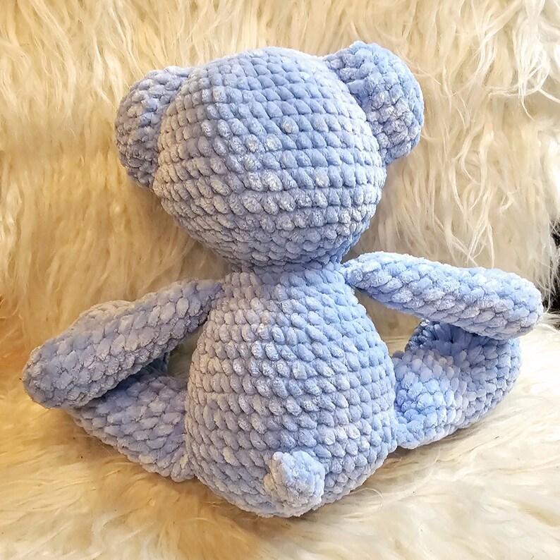 Light Blue Teddy Bear - Etsy