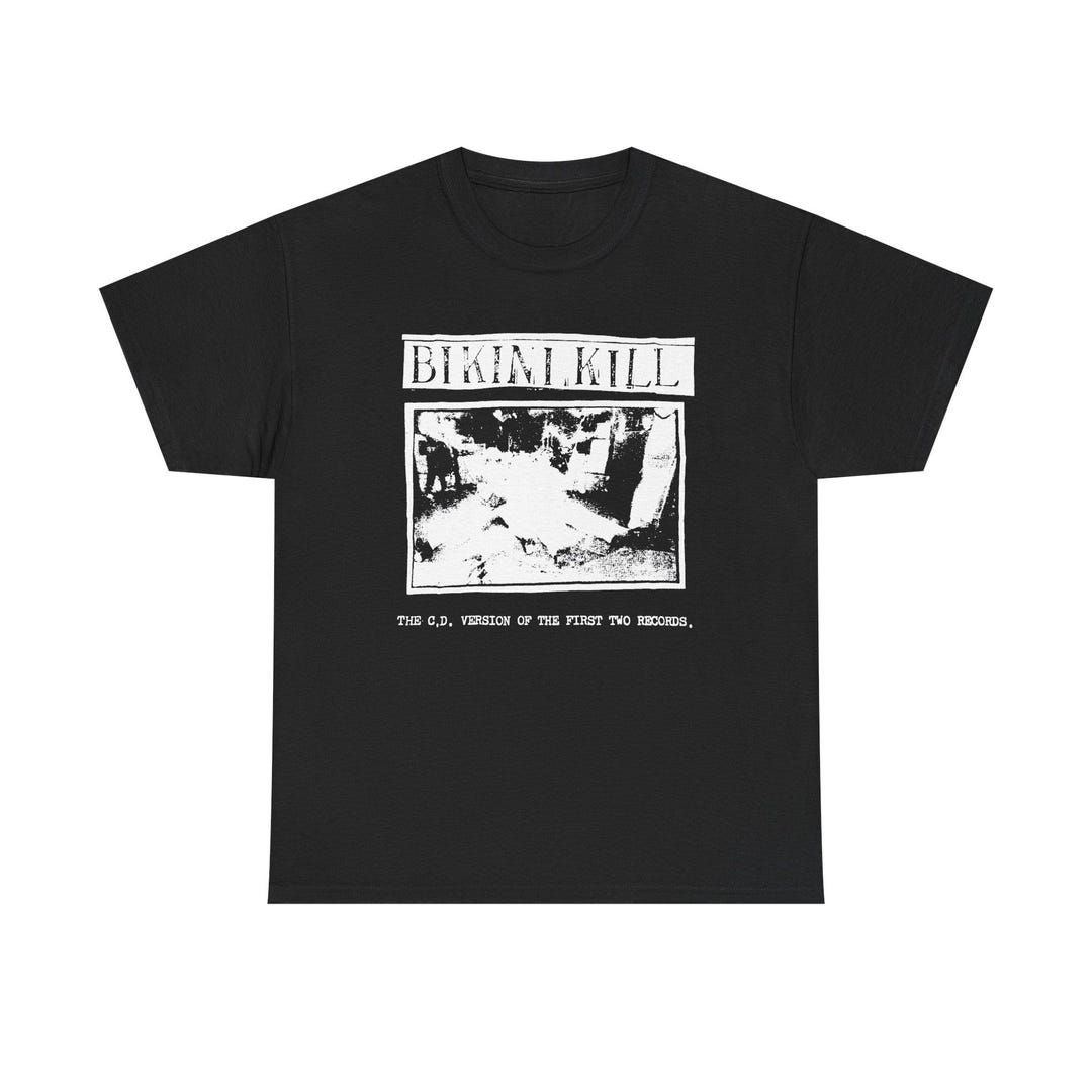 Bikini Kill Shirt Riot Grrrl Punk Band Tee Vintage Feminist Indie Rock ...