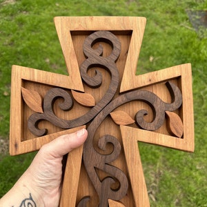 Vine Cross - Etsy