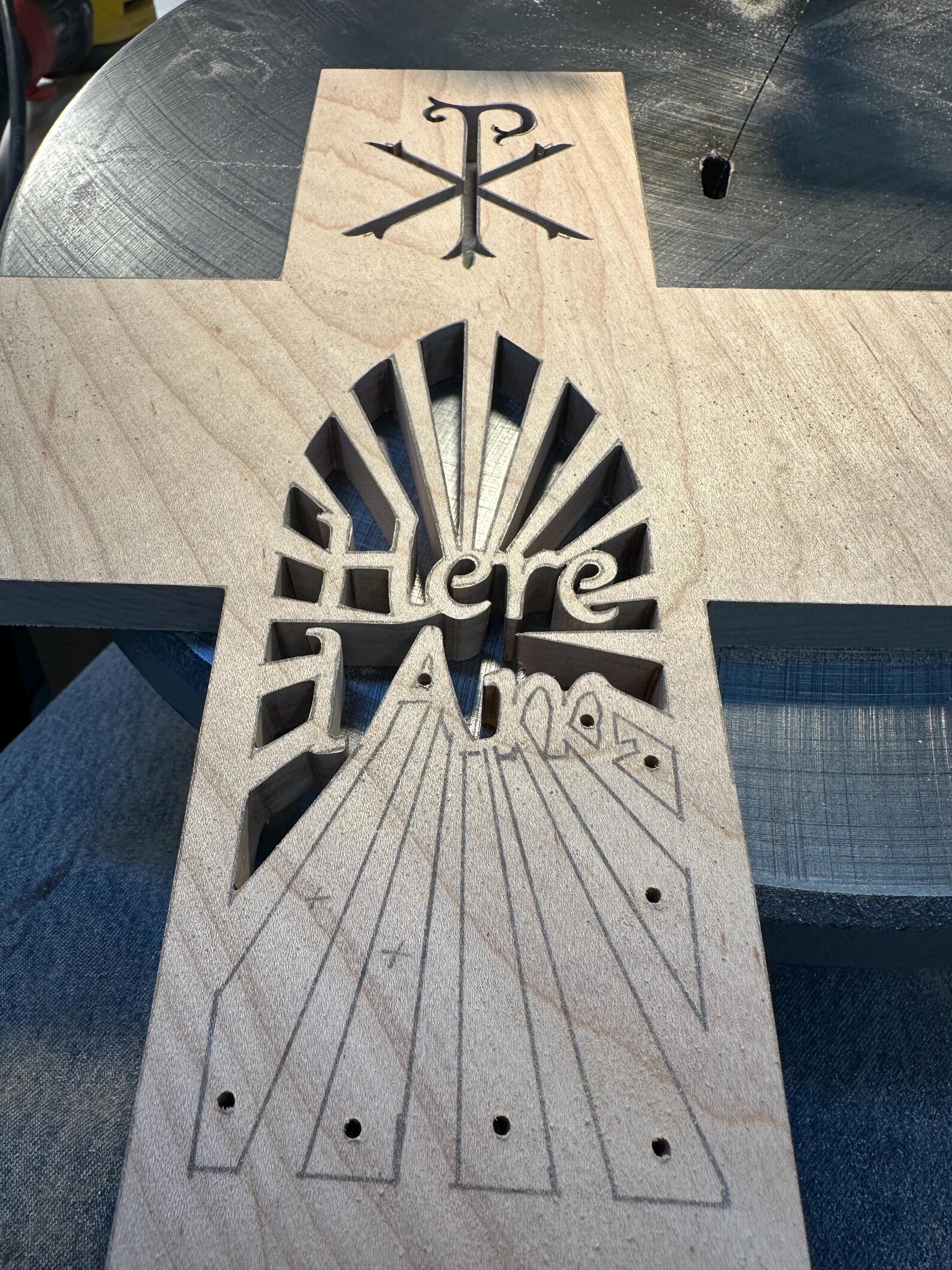 Here I Am Cross - Etsy