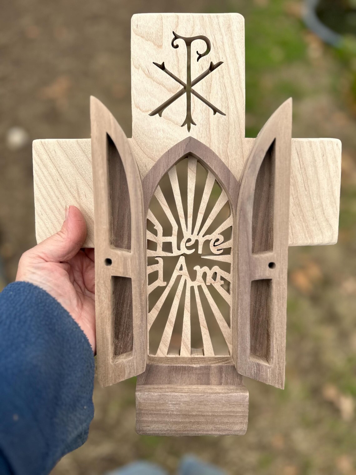 Here I Am Cross - Etsy