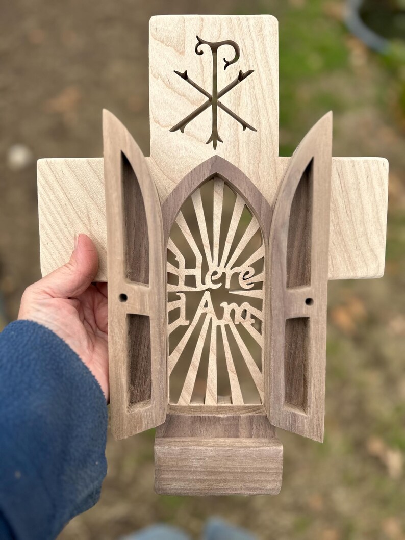 Here I Am Cross - Etsy