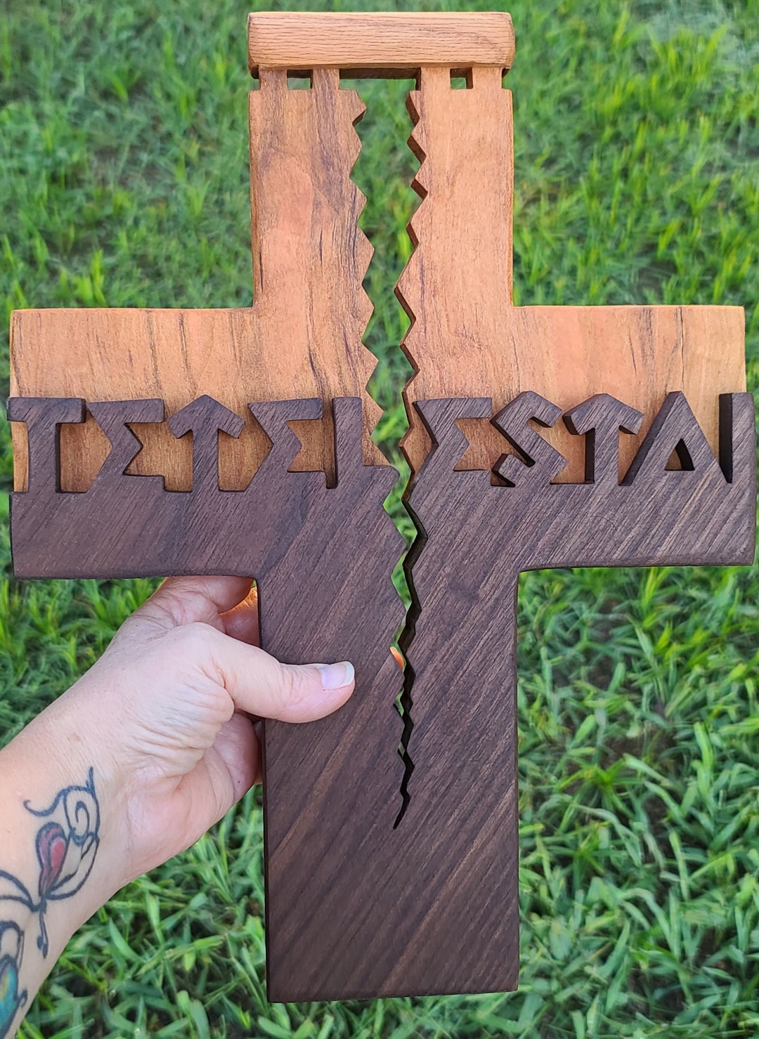 Tetelestai Cross - Etsy