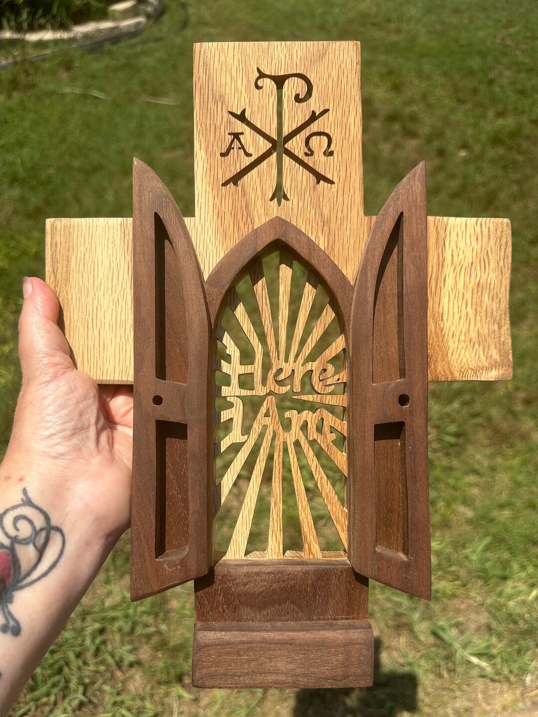 Here I Am Cross - Etsy