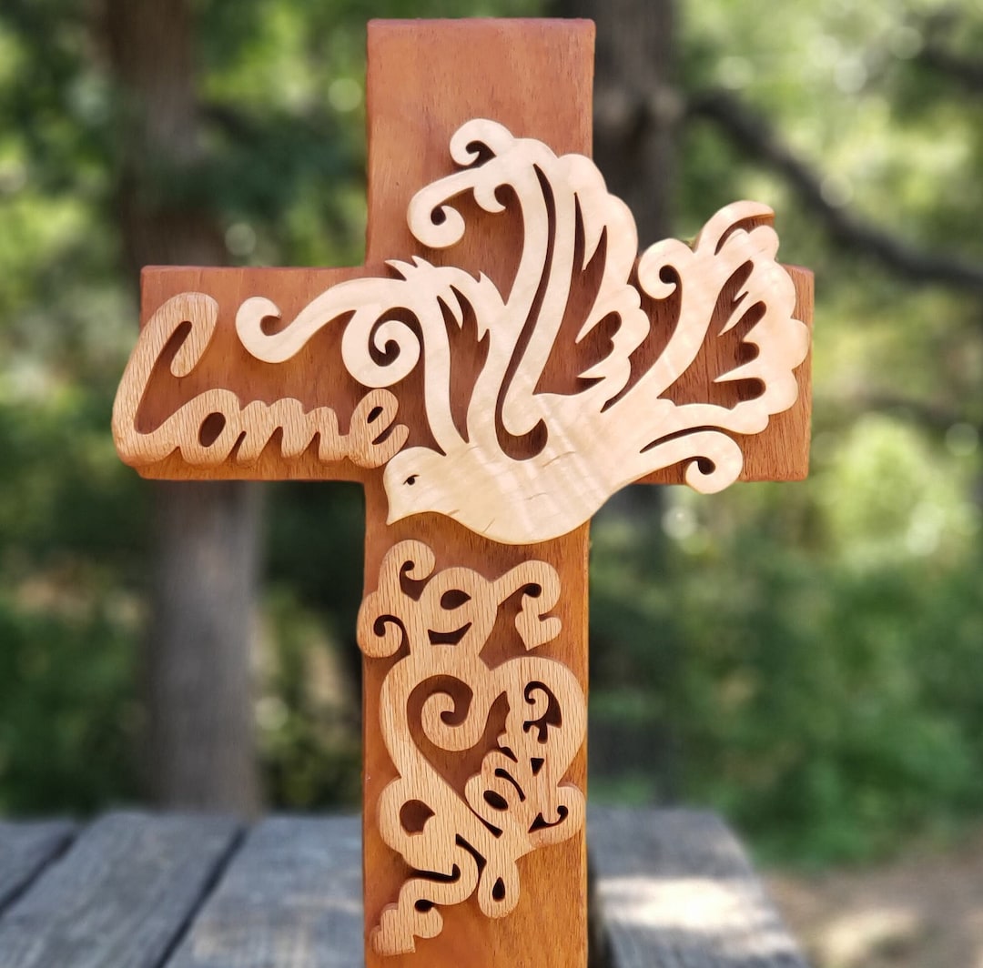 Come Holy Spirit Cross - Etsy